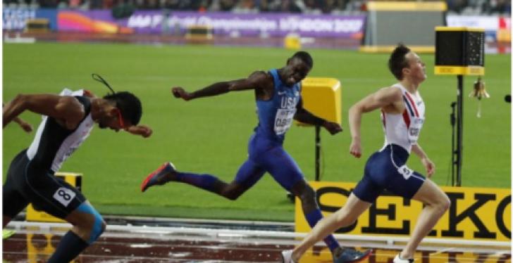 Warholm upsets Olympic champion Clement for 400m hurdles world title ...