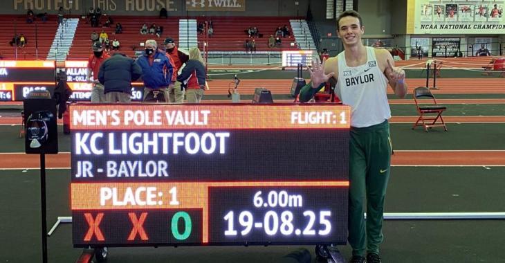 KC Lightfoot Soars 6.00m to Smash his own NCAA Pole Vault Record ...