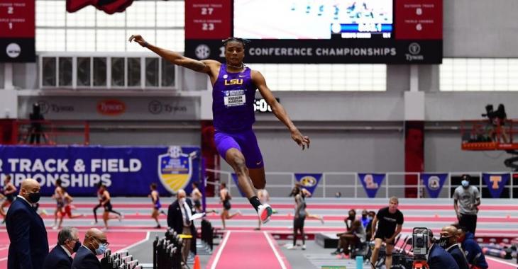 JuVaughn Harrison Clears 2.30m and leaps 8.45m to win NCAA high jump ...