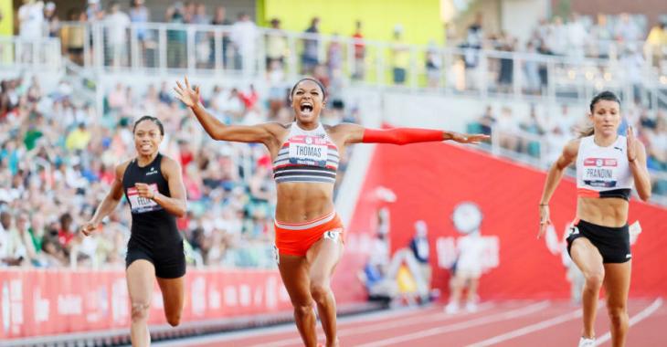 Gabby Thomas runs 2nd fastest 200m in history, Erriyon Knighton smashes ...