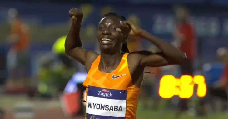 Francine Niyonsaba sets new 2000m World record in Zagreb | Watch Athletics