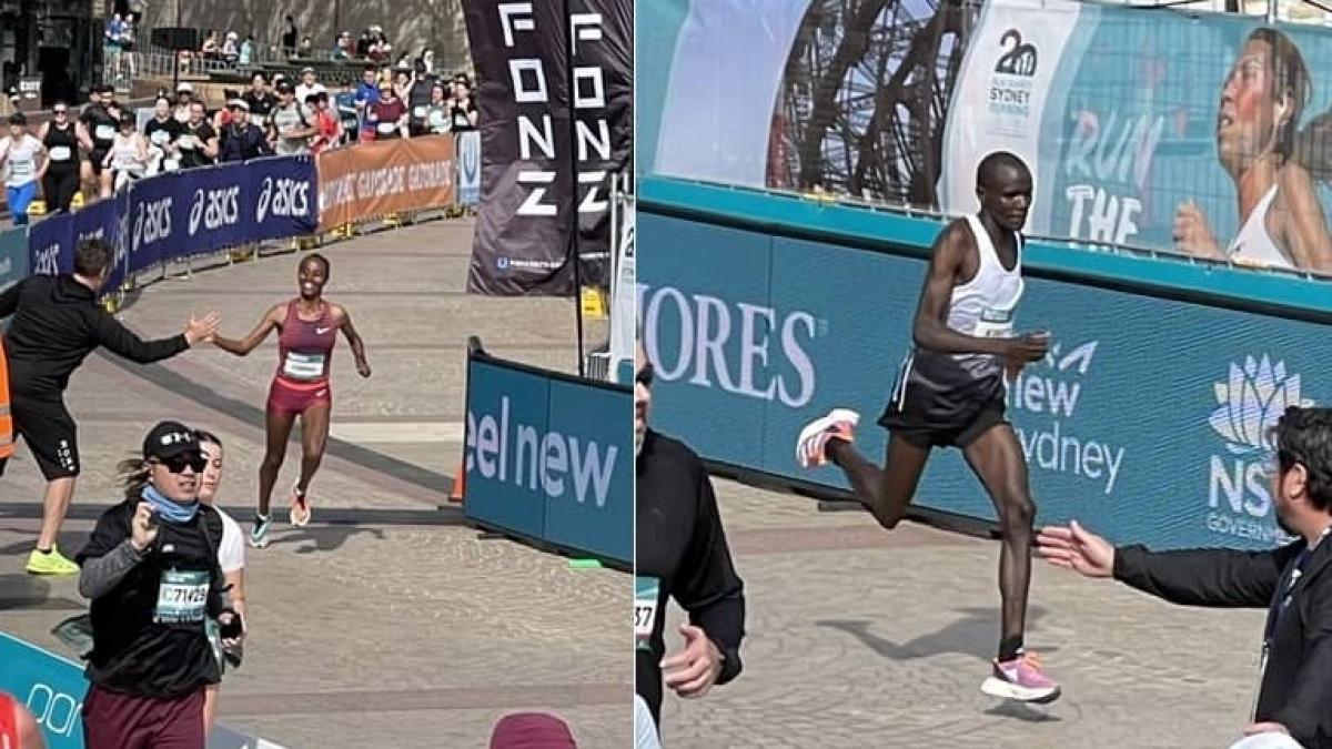 Kenya's Moses Kibet and Ethiopia's Tigist Girma win Sydney Marathon ...