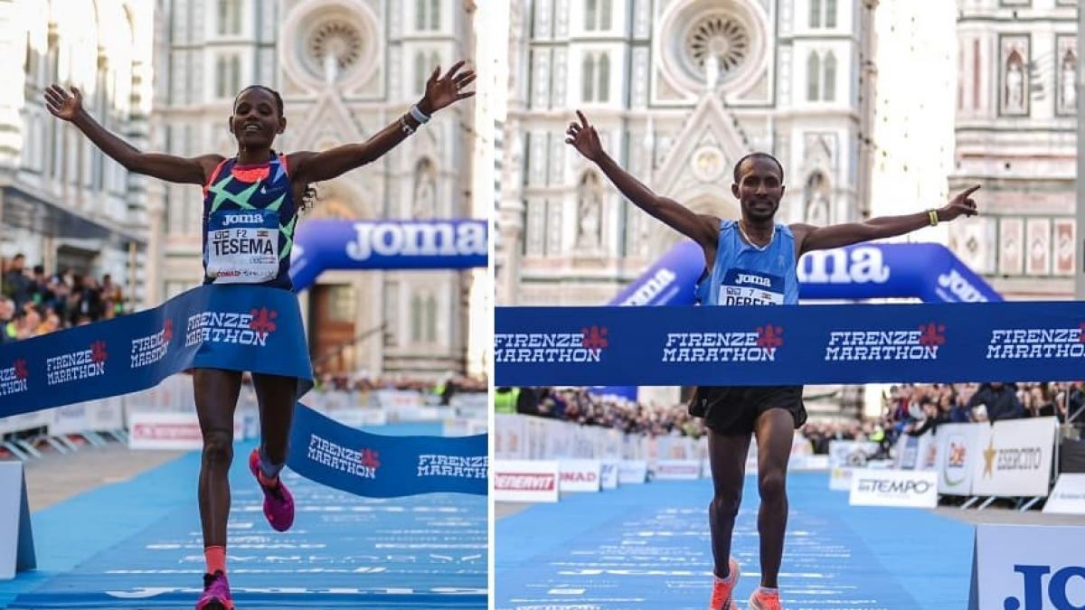 Debele Fikadu Kebede and Atsede Tesema Baysa claimed an Ethiopian ...