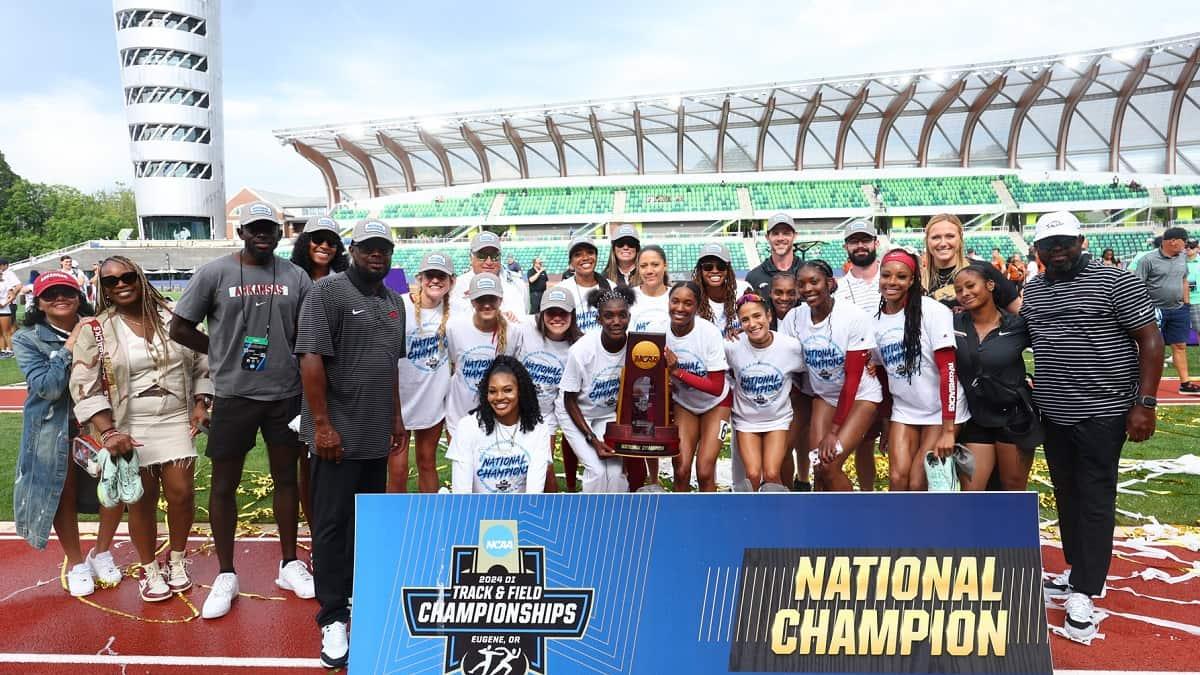 Arkansas Razorbacks Women Win NCAA Track and Field Title | Watch Athletics