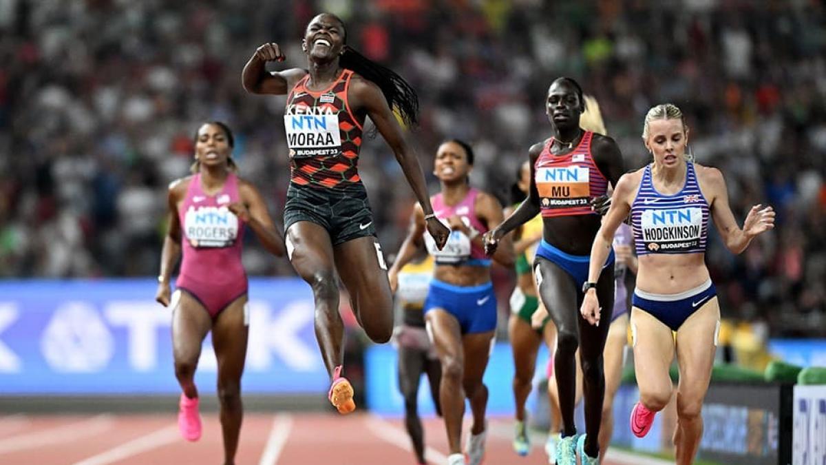 Mary Moraa Sets 600m World Record With 1:21.63 in Berlin | Watch Athletics