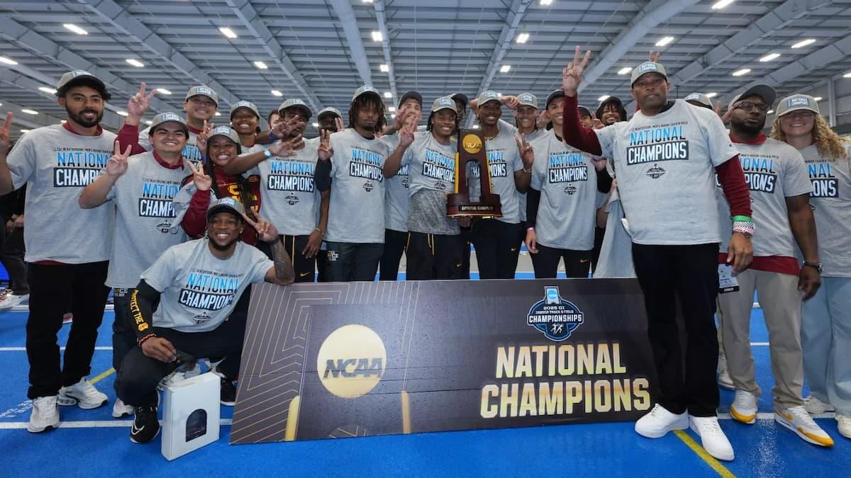 USC Wins 2025 NCAA Indoor Track and Field Title; Records Fall in ...
