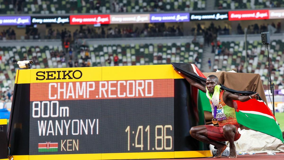 Emmanuel Wanyonyi Storms to Men’s 800m Title with Championship Record ...