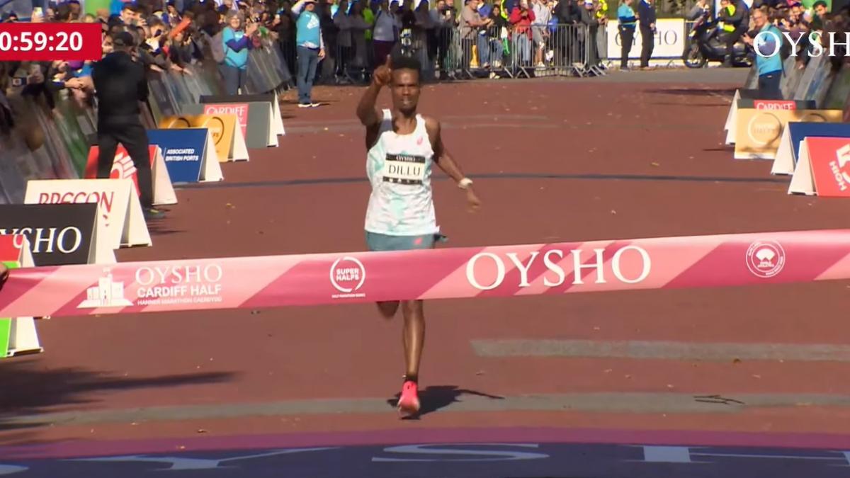 Yismaw Dillu Smashes Course Record at Cardiff Half Marathon 2025 ...