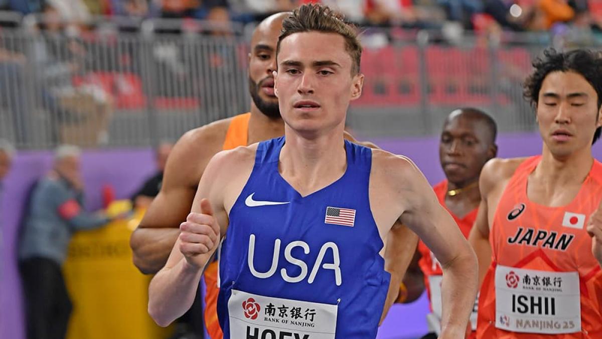 Josh Hoey smashes world indoor 600m record with stunning 1:12.84 in ...