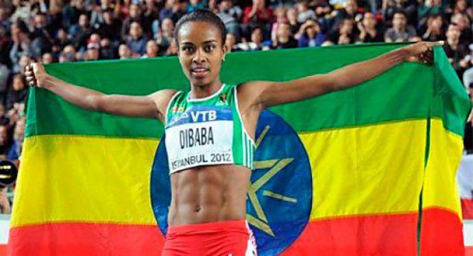 Dibaba Sets 1500m World Indoor Record | Watch Athletics