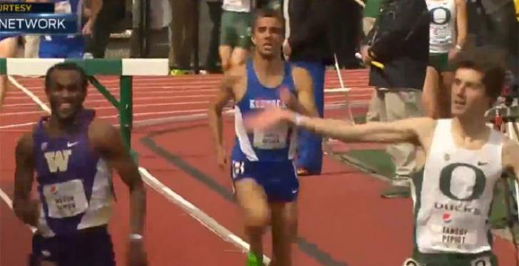 Watch Runner Prematurely Celebrates Win, Gets Passed at Finish Line ...