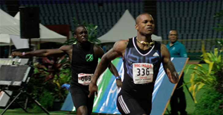 Keston Bledman (9.86) and Kelly-Ann Baptiste (10.84) in 100m at ...