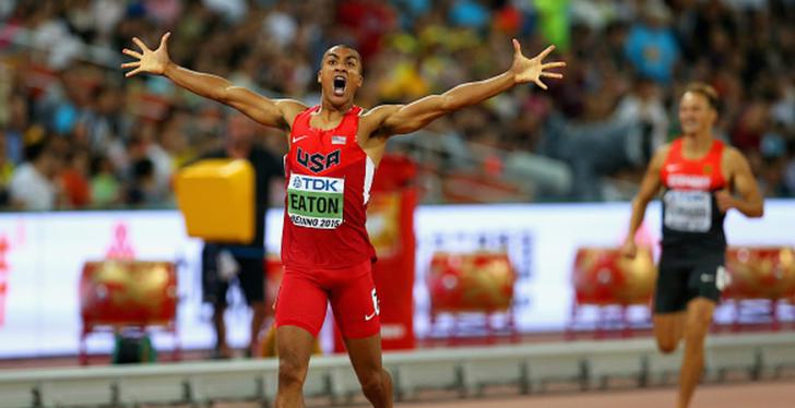 Ashton Eaton breaks decathlon World Record, wins world championships ...