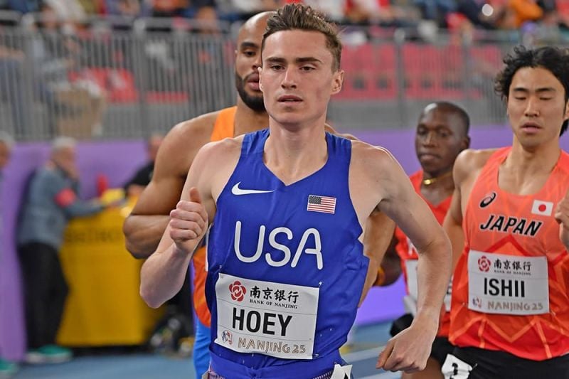 Josh Hoey smashes world indoor 600m record with stunning 1:12.84 in ...