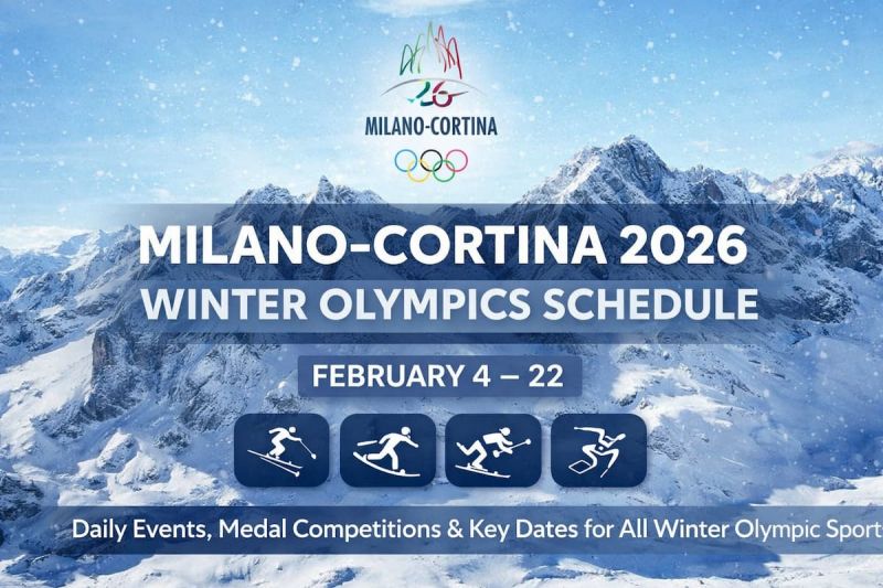 Schedule: Milano-Cortina 2026 Winter Olympic Games | Watch Athletics